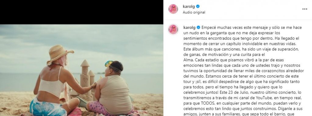 ‘S91’: Karol G estrenó su nueva canción y explicó en detalle el significado del video – Rechismes